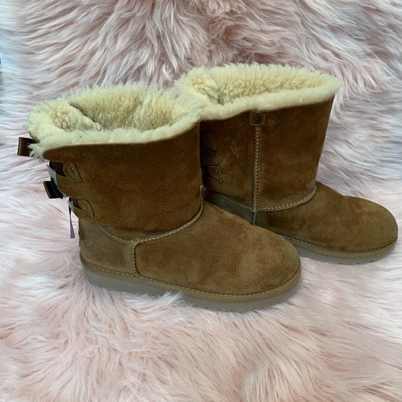 UGG | Shoes | Uggs Bailey Bow Chestnut Colored Boots | Poshmark